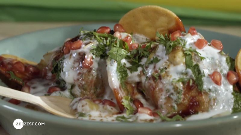 Watch Dahi Bhalla Papdi Chaat Recipe By Chef Ajay Chopra